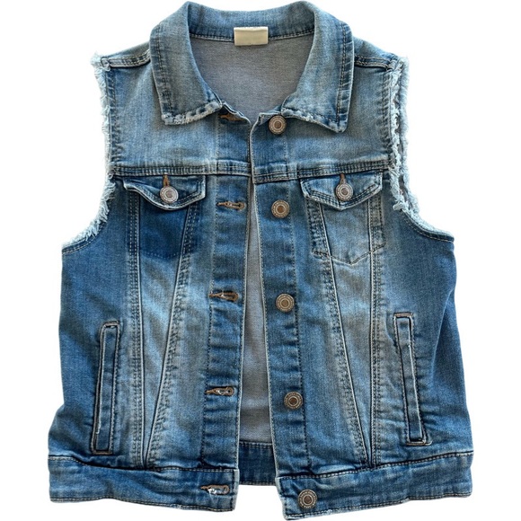 Zara | Jackets & Coats | Zara Girls Denim Vest Size 9 | Poshmark